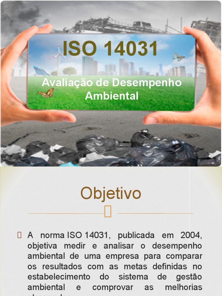 A Norma ISO 14031 e o Processo de Avaliação de Desempenho Ambiental ...