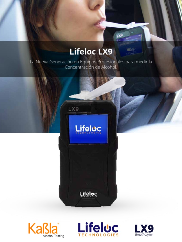 Alcoholímetro Lifeloc LX9: Innovación y Precisión | PDF | Bluetooth ...