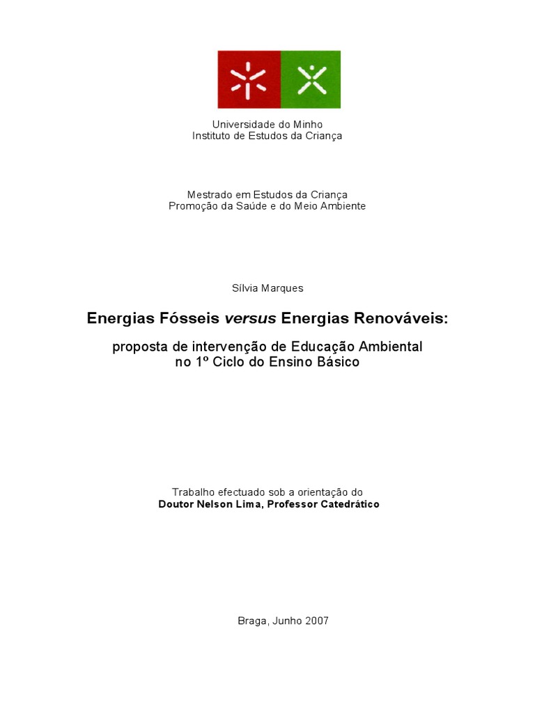 Tese Final | PDF | Desenvolvimento sustentável | Ambiente natural Tese Final | PDF | Desenvolvimento sustentável | Ambiente natural