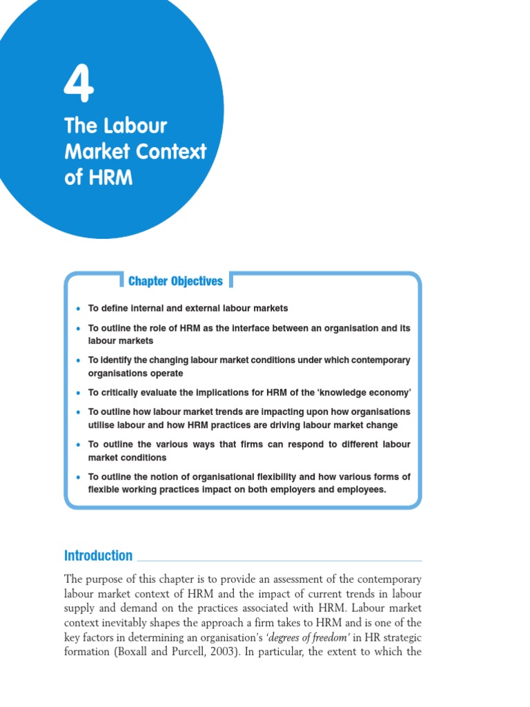 Labour Market Dynamics in HRM | PDF | Cost Of Living | Unemployment