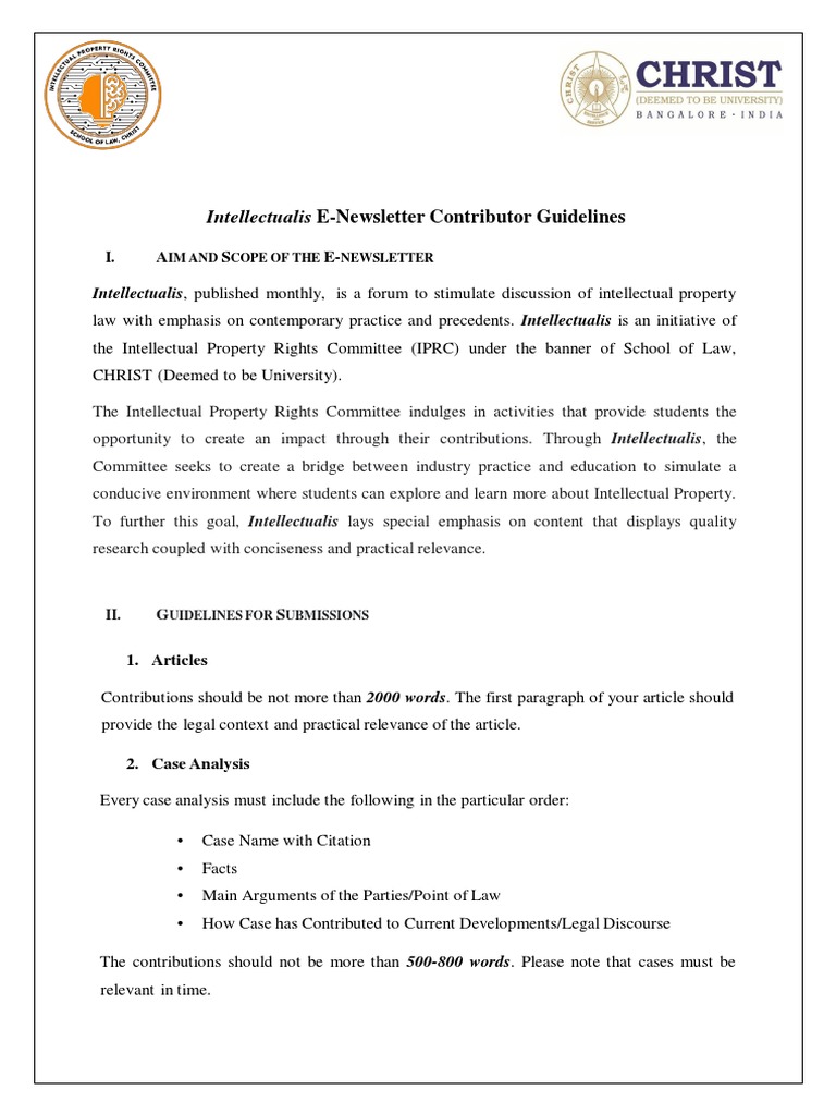Intellectualis - Contributor Guidelines | PDF | Intellectual | Citation