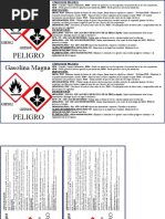 Pictogramas de Diesel y Gasolina | PDF | Descarga electrostática ...
