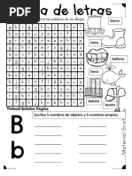 Actividad Con La Letra D | PDF