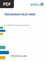 Template Penulisan Policy Brief IPB | PDF