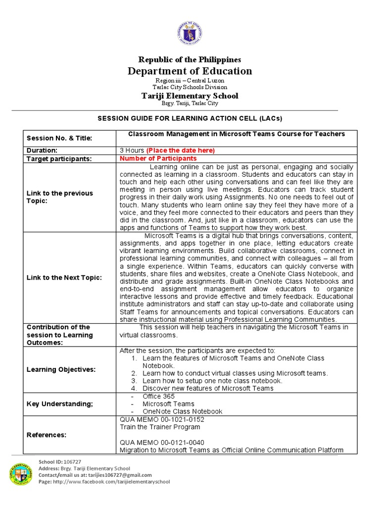 Session Guide Interim Guidelines For Assessment and Grading in Light of ...
