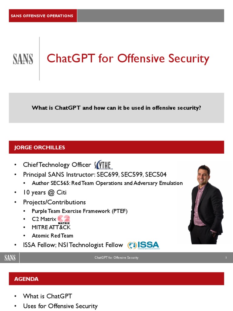 Chatgpt For Offensive Security Pdf Vulnerability Computing