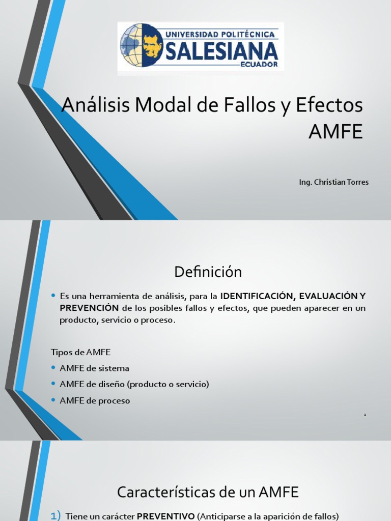 Análisis Modal de Fallos y Efectos | PDF