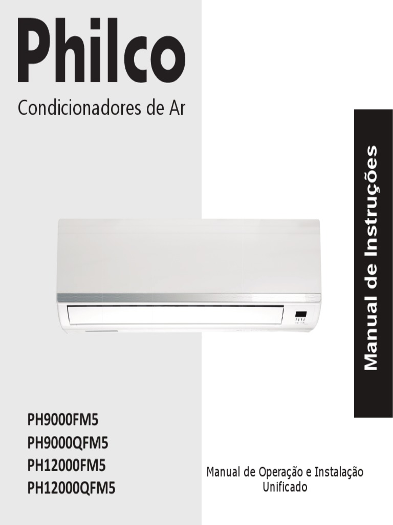 Philco PH12000QFM5 Air Conditioner | PDF | Ar condicionado | Isolamento ...
