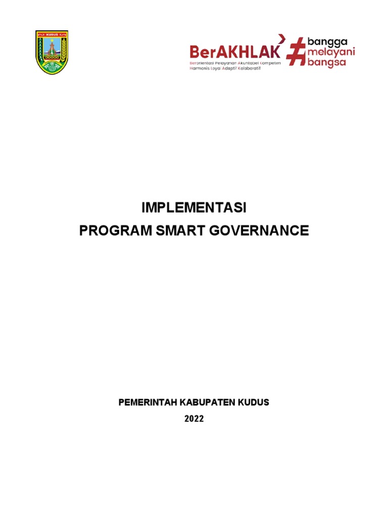 Evaluasi Program Smart Governance Kudus | PDF | Bisnis | Pengelolaan ...