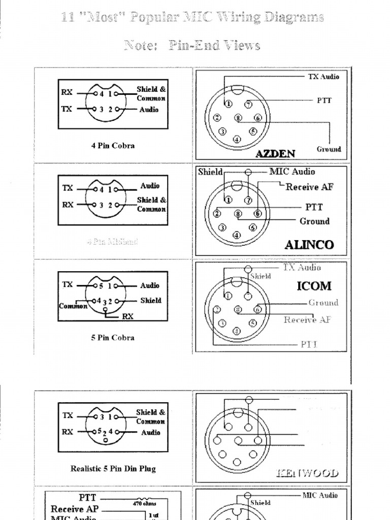 11 Most Popular Mic Wiring Diagrams | PDF
