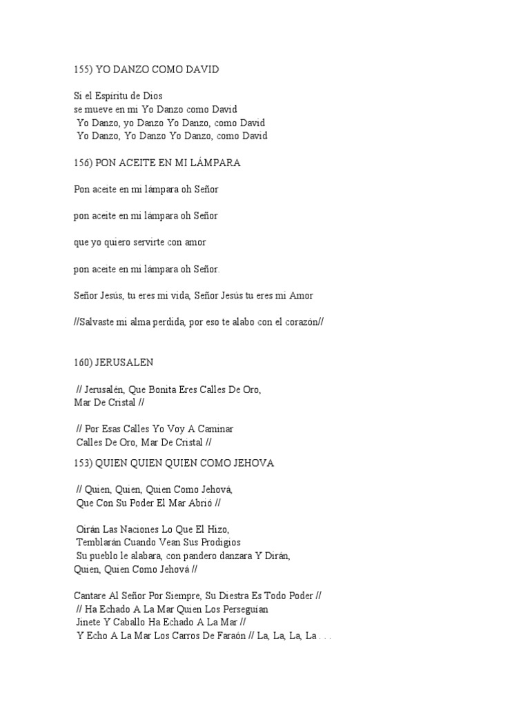 Coros Avivamiento | PDF