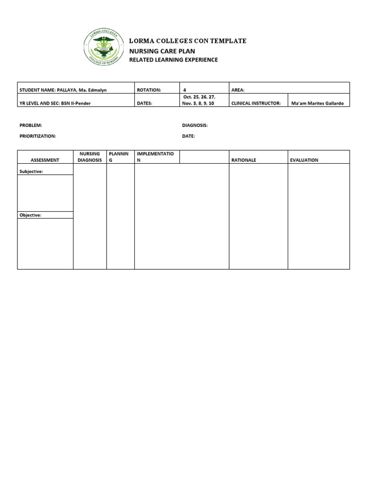 NCP Form | PDF
