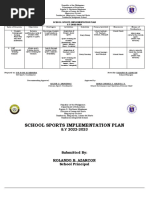 Activity Design Intramurals 2025-2026 | PDF | Learning