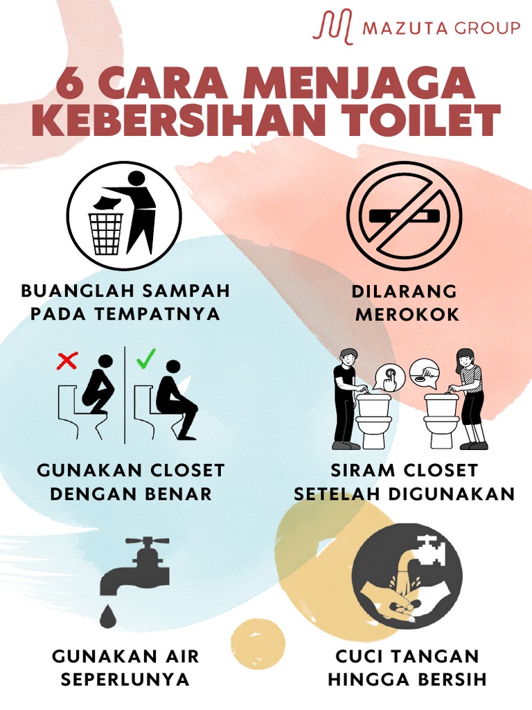 Draft Poster 'Jaga Kebersihan Toilet' | PDF
