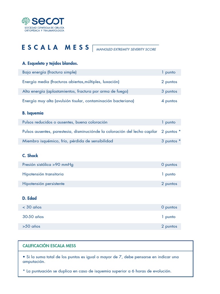 Escala MESS | PDF