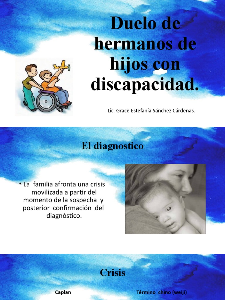 Duelo de Hermanos de Hijos Con Discapacidad | PDF | Invalidez | Sicología