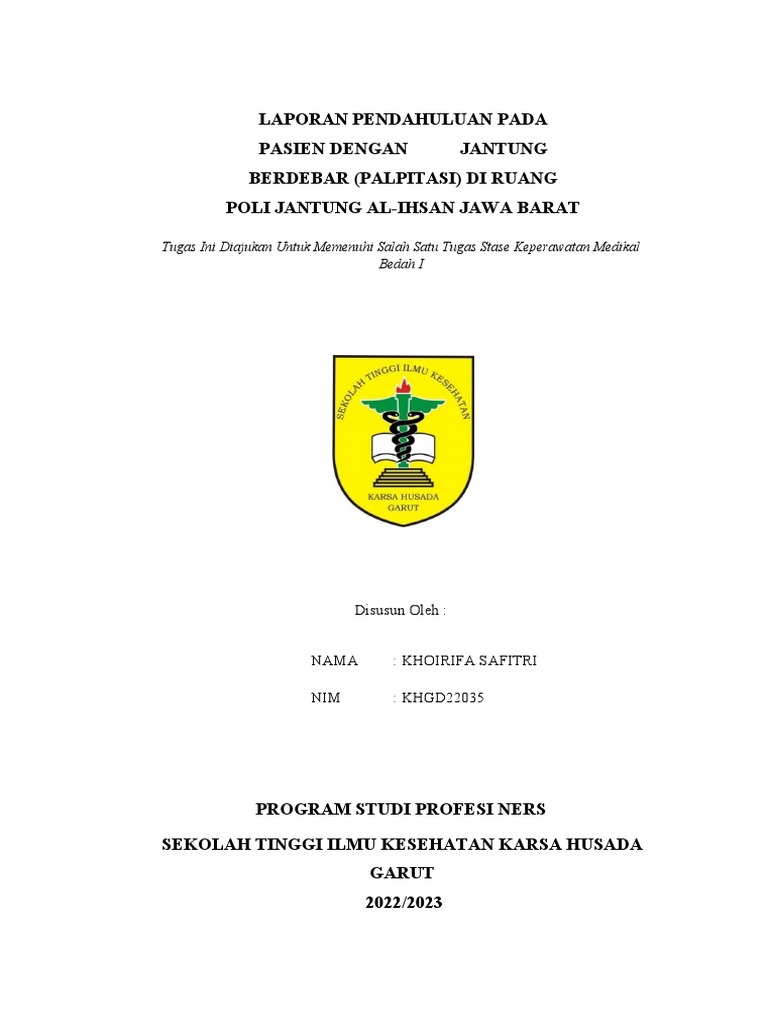 Palpitasi Jantung: Definisi dan Diagnostik | PDF | Sains & Matematika