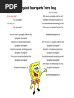 Spongebob Theme Song Ukulele Chords | PDF