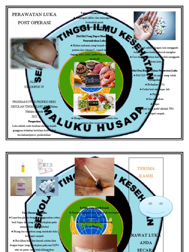 Leaflet Perawatan Luka Post Op | PDF