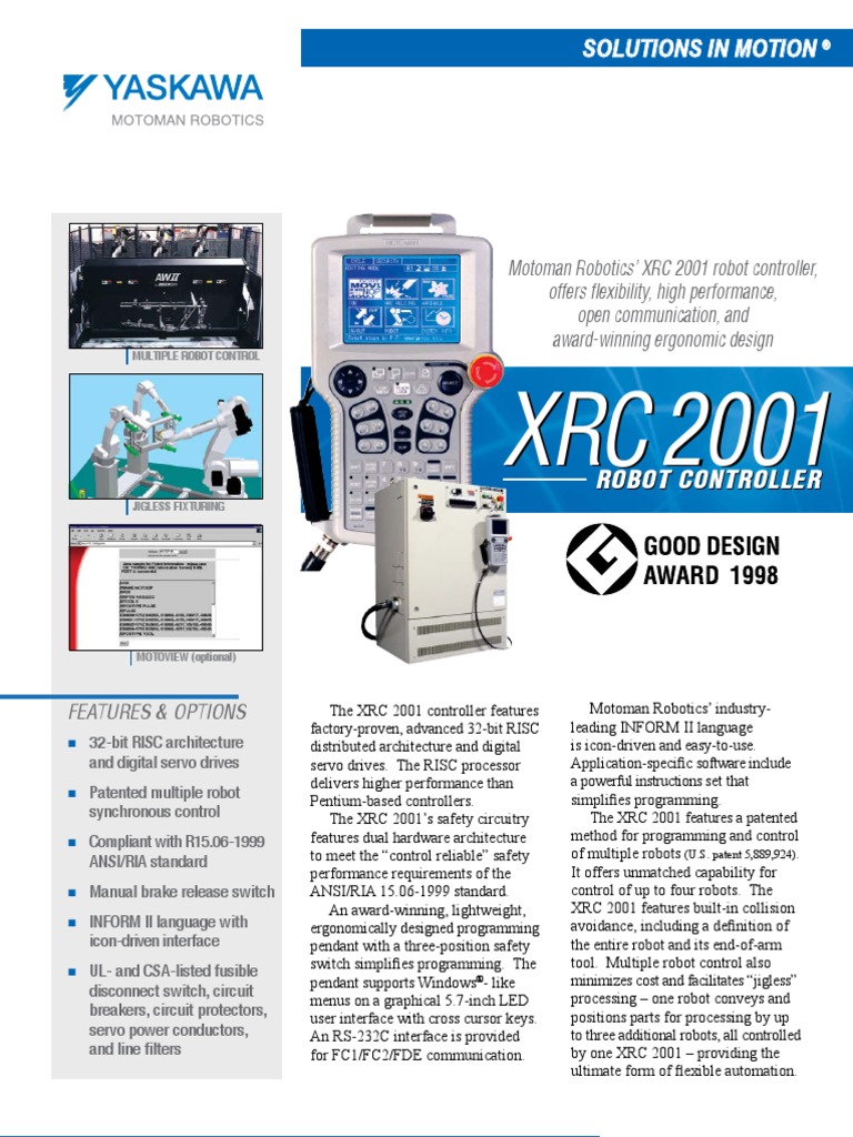 XRC Controller | PDF | Input/Output | Welding