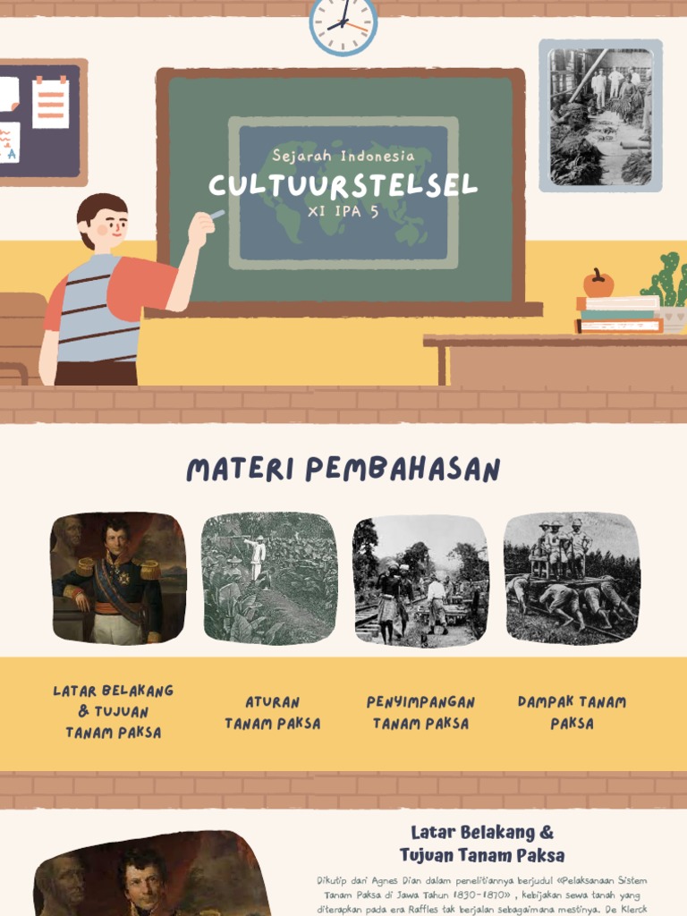 Cultuurstelsel Sejarah Indonesia | PDF