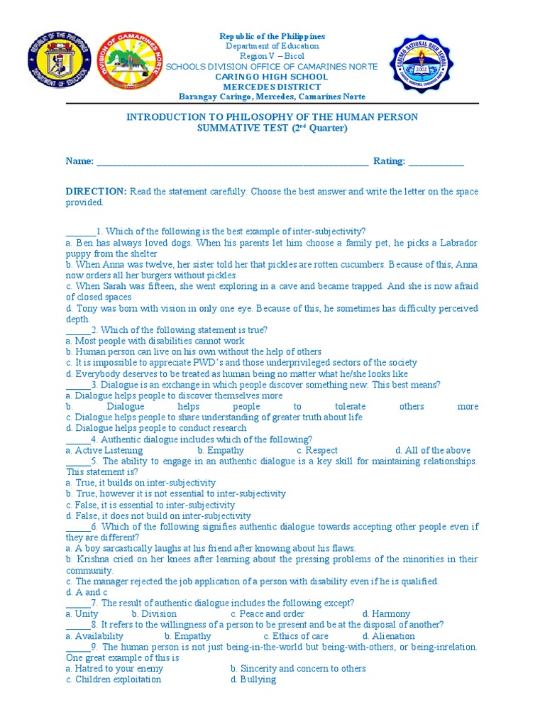 Intro To Philo Pdf Society Agriculture