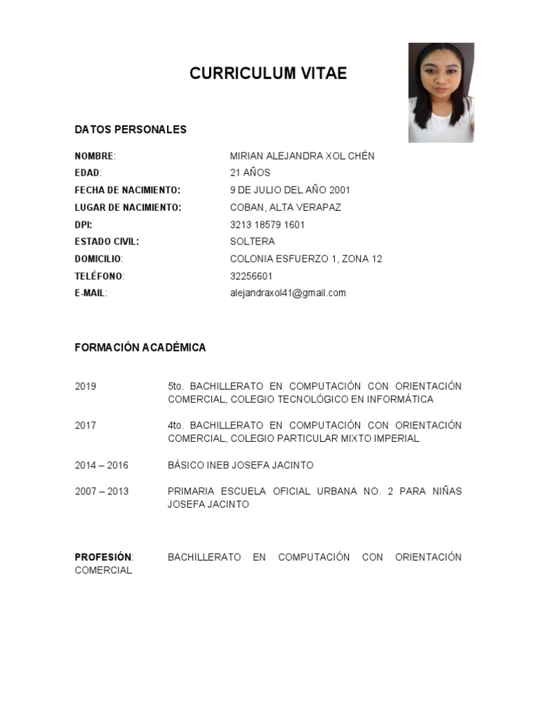 Curriculum Alejandra | PDF | Crecimiento personal y profesional | Negocios