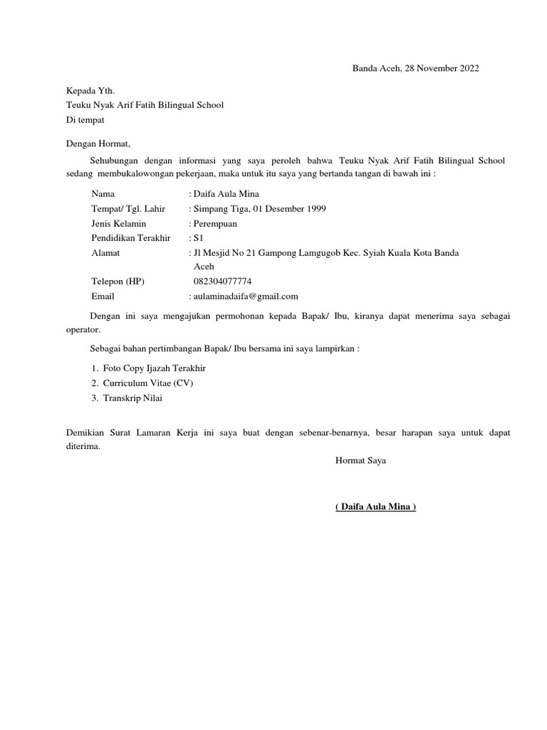 Daifa Aula Mina | PDF