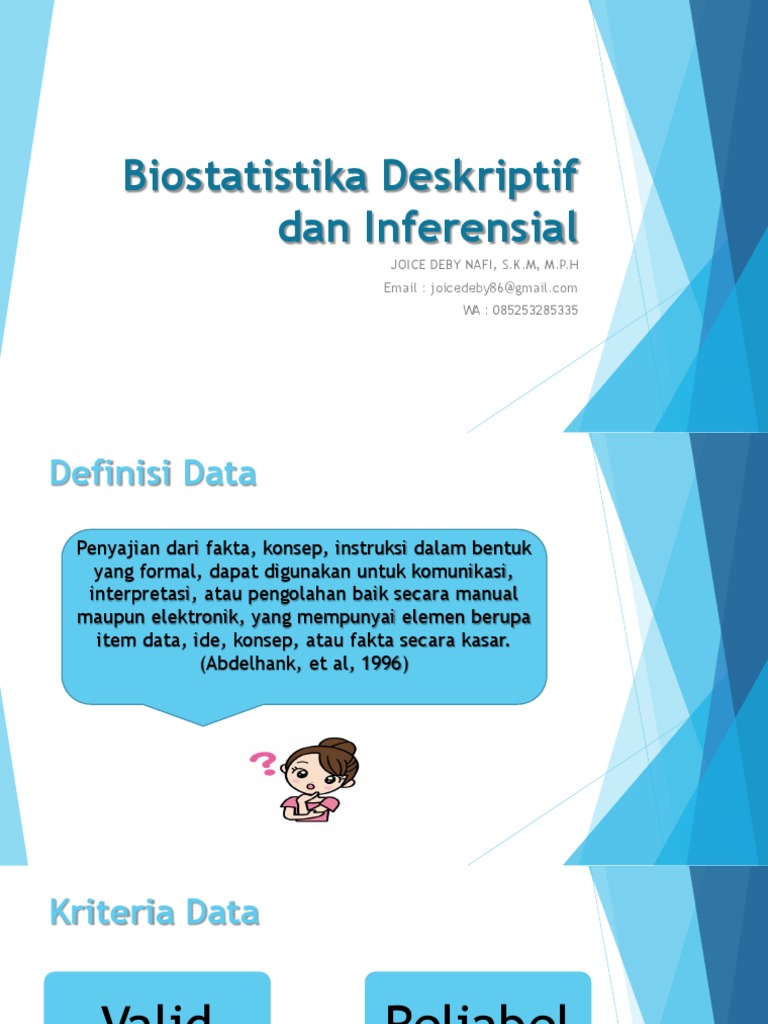 Panduan Biostatistika: Data dan Validitas | PDF