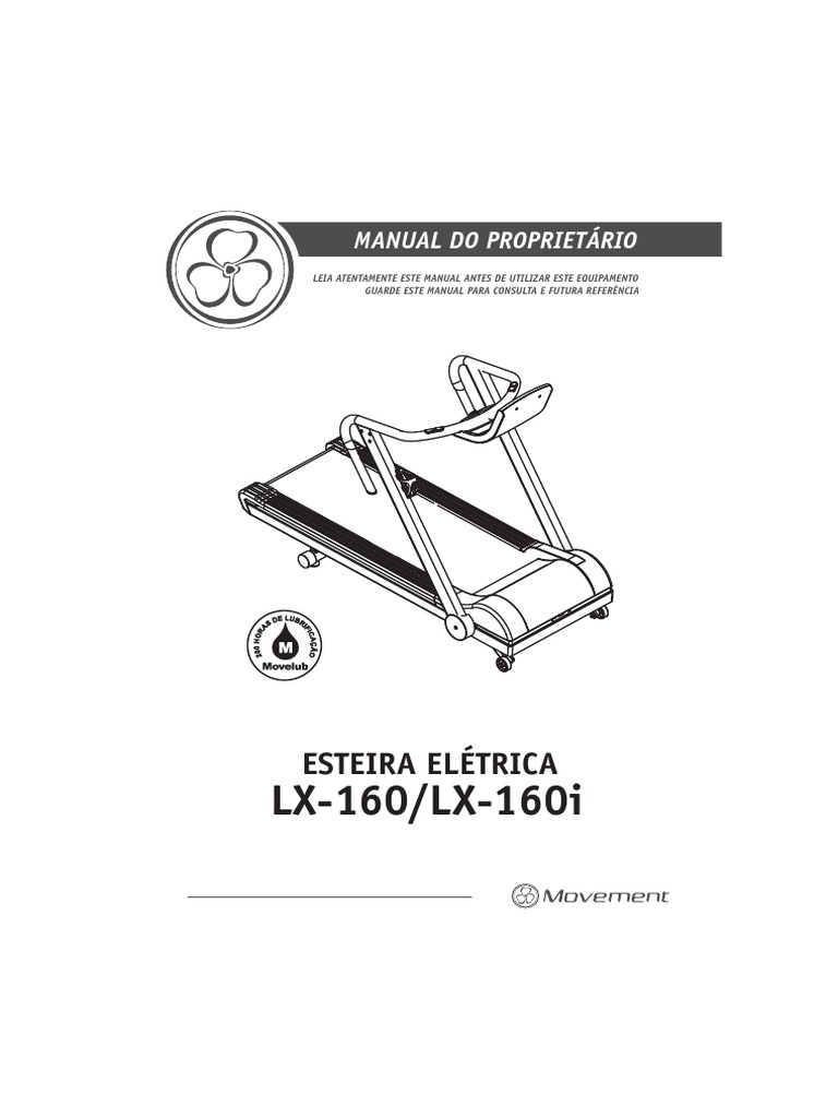 Esteira Eletronica LX 160 G3i Movement 1 | PDF | Frequência cardíaca | Tempo