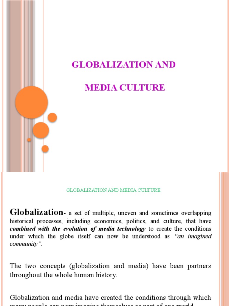 Globalization's Impact on Media Culture | PDF | Mass Media | Globalization