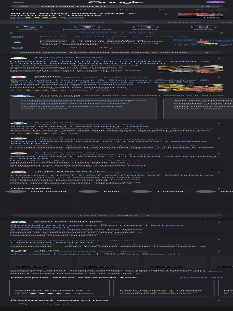 Demala Hotpot - Google Search | PDF | Cooking | Foods