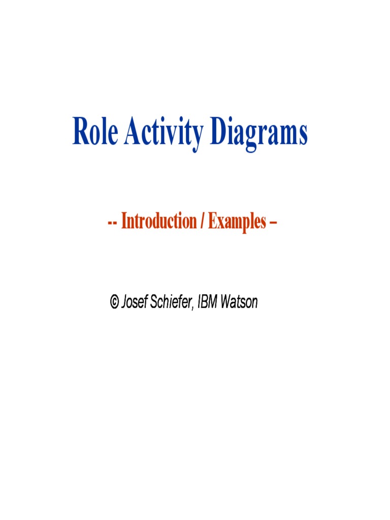Role Activity Diagram201 | Download Free PDF | Business Process ...