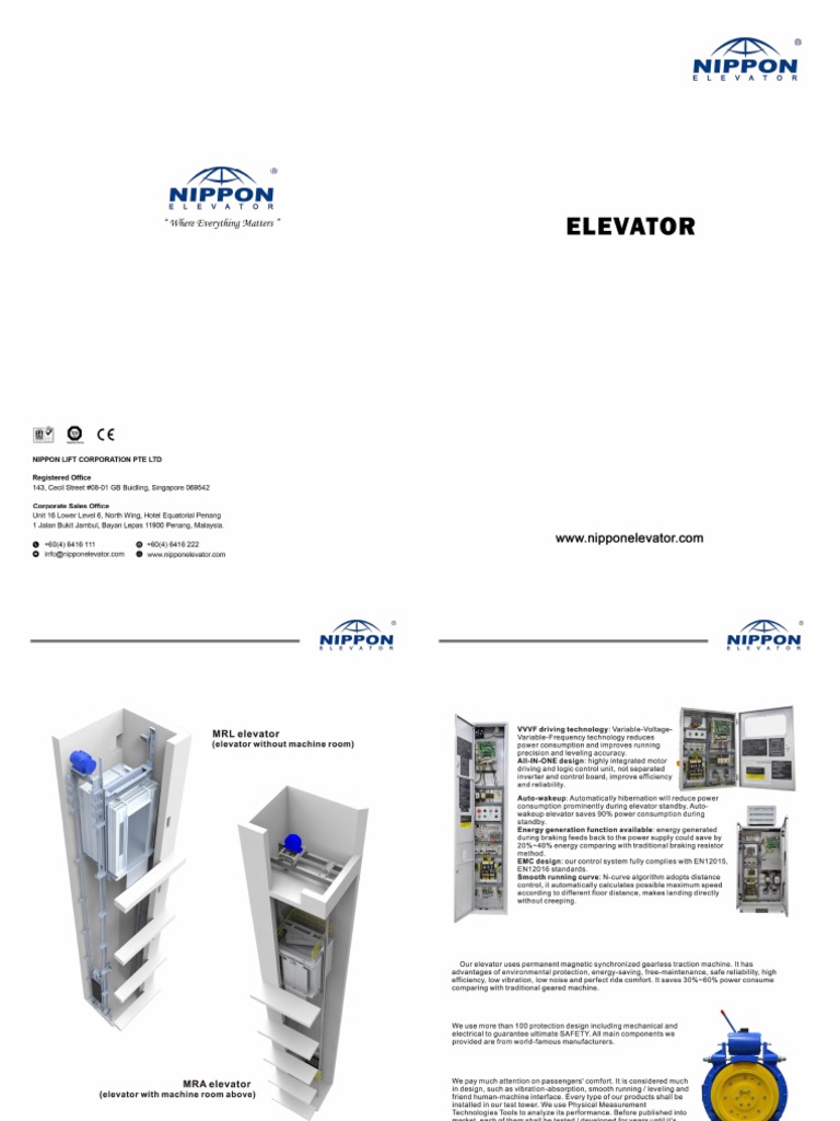 Elevator Brochure | PDF