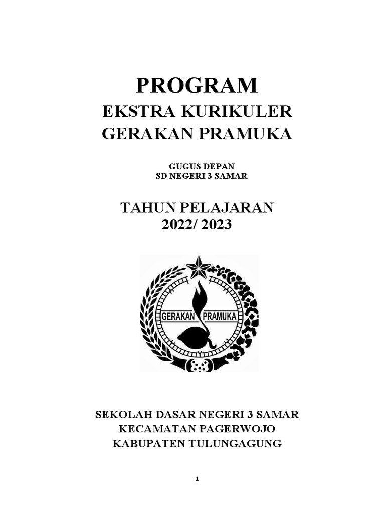 Pramuka SDN 3 Samar 2022/2023 | PDF