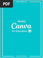 Modul Pelatihan Canva For Education | PDF
