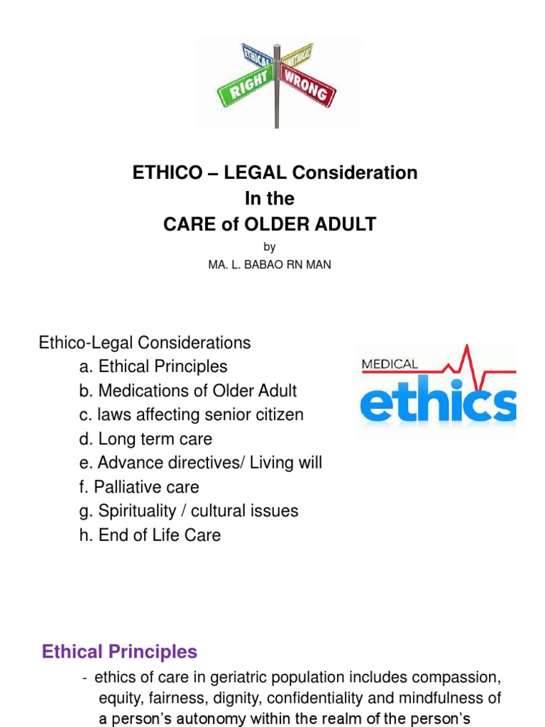4 Ethico Legal In Older Adult Pdf Informed Consent Autonomy