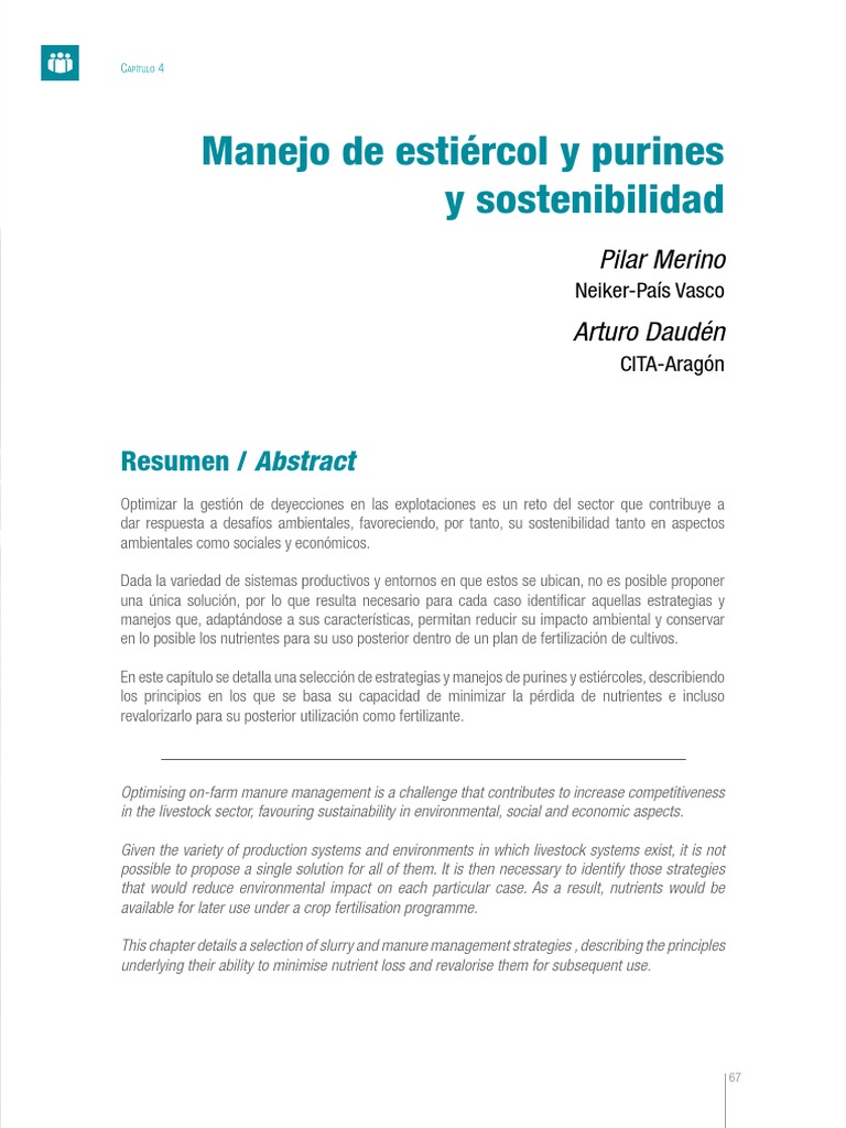Estiercol y Purines | PDF | Fertilizante | Compost
