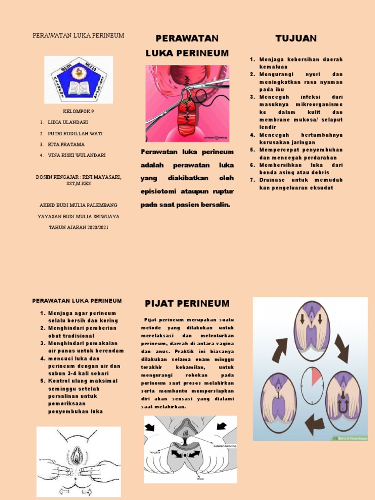 Leaflet Perawatan Luka Perineum | PDF