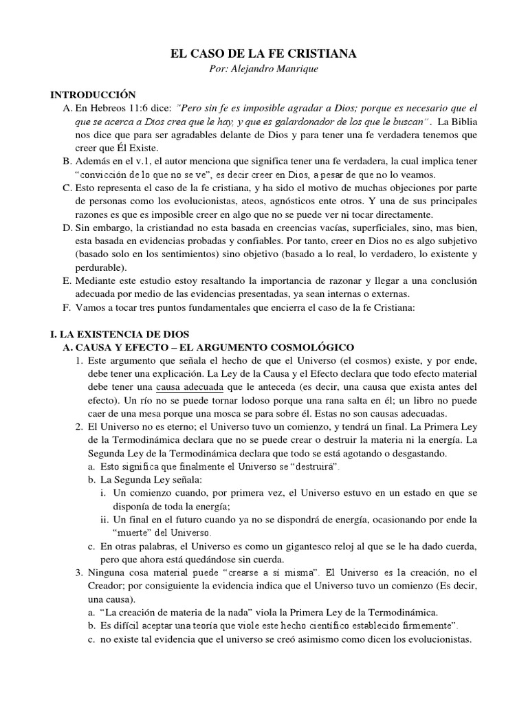 El Caso de La Fe Cristiana | PDF | Jesús | Moralidad