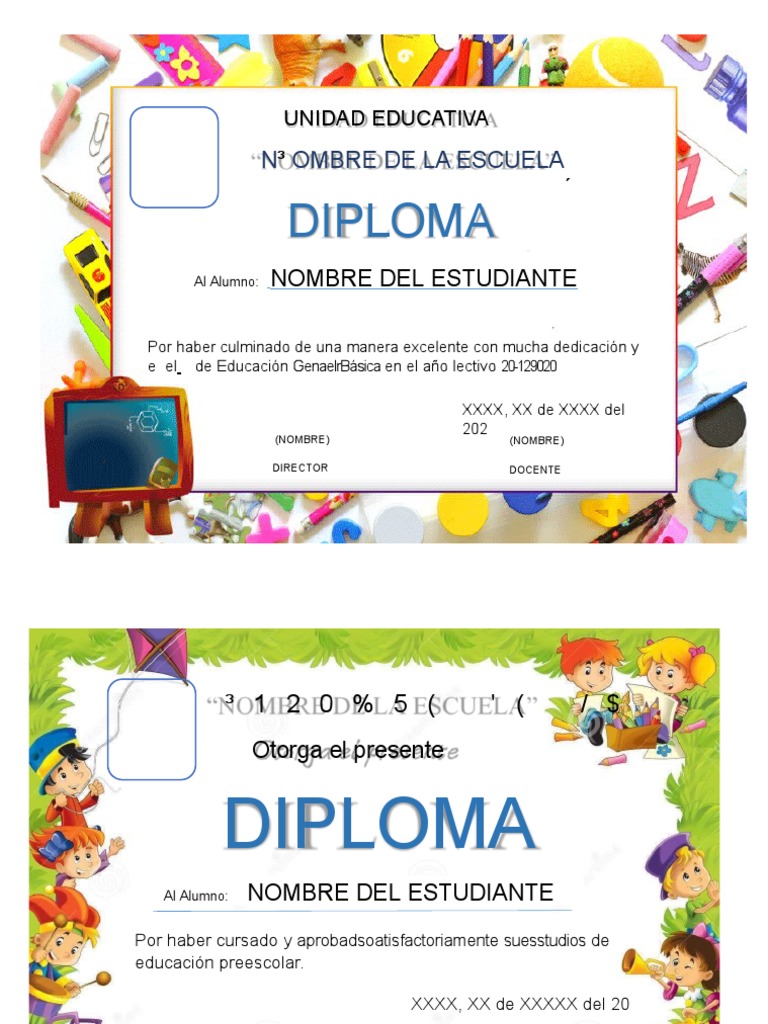 Comparto 'Diplomas para Editar' Con Usted | PDF