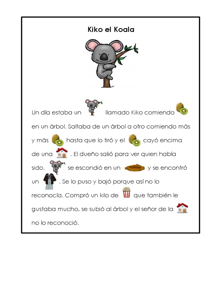 Kiko El Koala+identificación | PDF