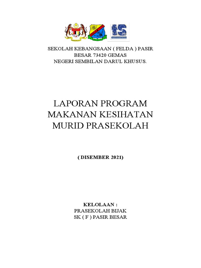 KERTAS KERJA PROGRAM MAKANAN KECERGASAN MINDA 2021 (Repaired) | PDF