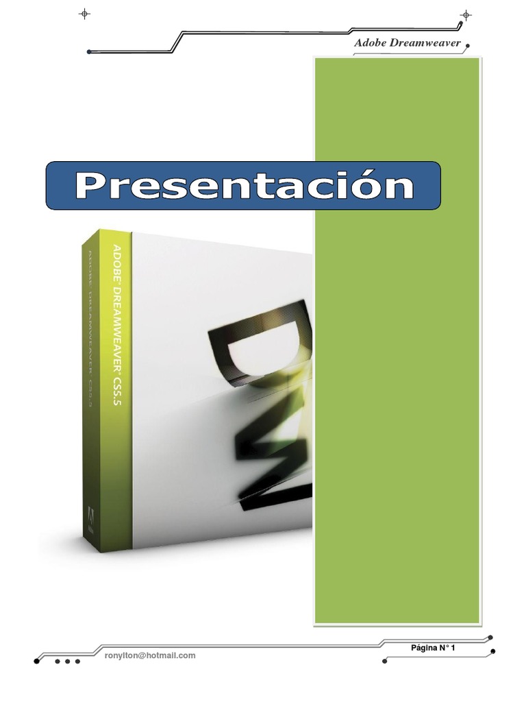 Manual de Dreamweaver y Flash | PDF | Adobe Dreamweaver | HTML