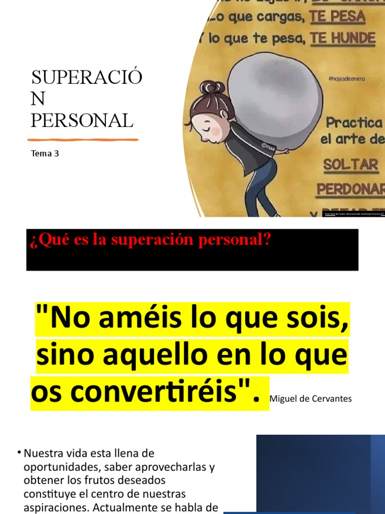 Tema 3. La Superación Personal | PDF | Felicidad | Belleza