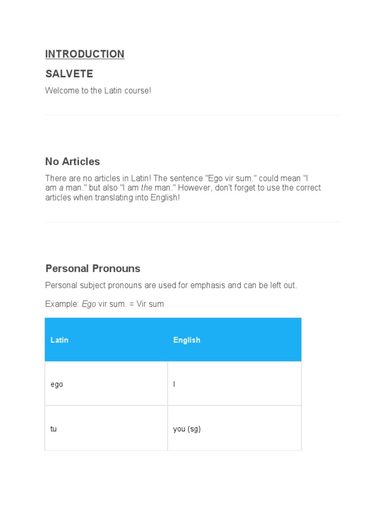 Learning Latin | PDF | Grammatical Gender | Latin