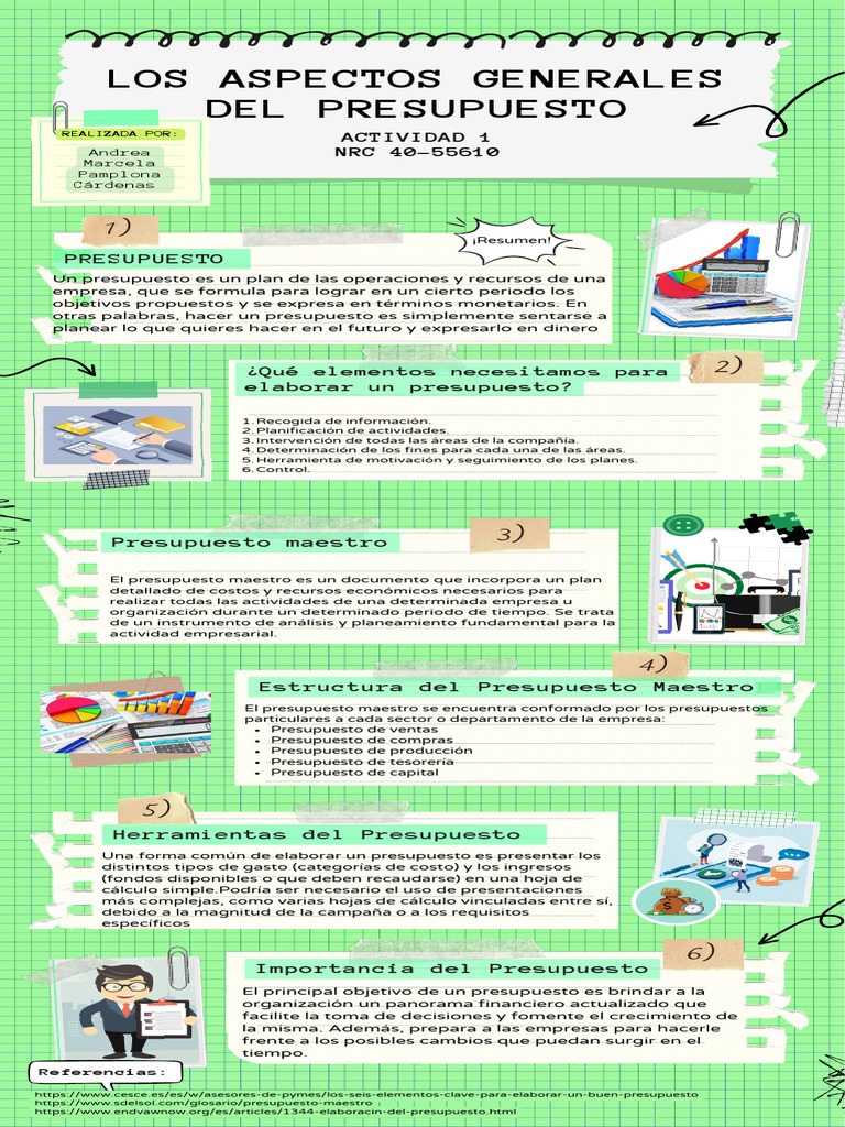 Infografia Presupuesto - Andrea Marcela Pamplona - NRC4055610 | PDF | Presupuesto | Business