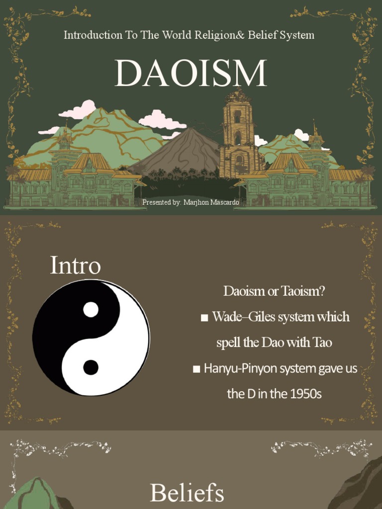 Daoism Intro To The World Religions | PDF | Tao | Chinese Literature