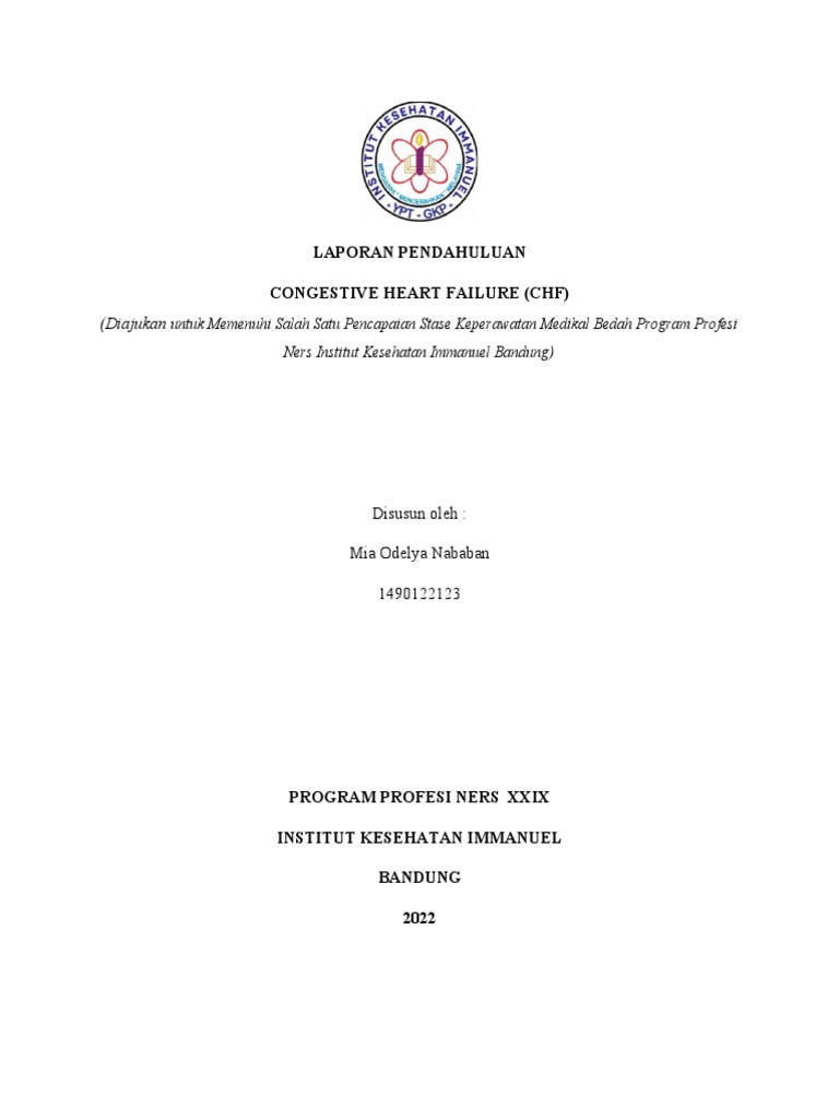 LP CHF - Mia N - PPN 29 | PDF