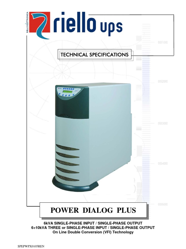 Riello PWP Tech UPS | PDF | Power Supply | Mains Electricity